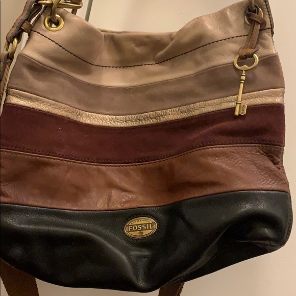 Fossil | Bags | Fossil Multicolor Leather Hobo Bag | Poshmark